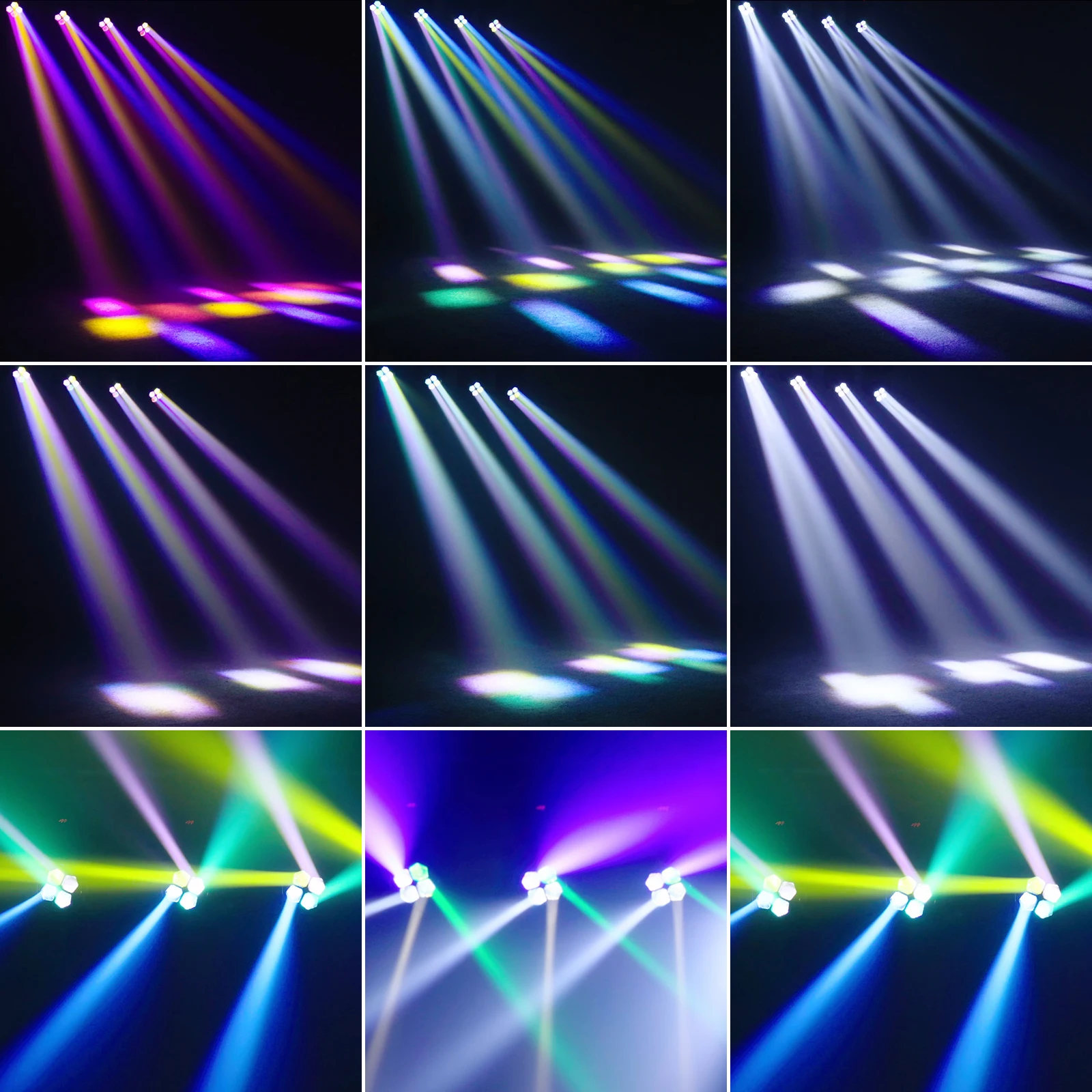 80W 13 Color Movinghead Lights - DMX Control for Parties