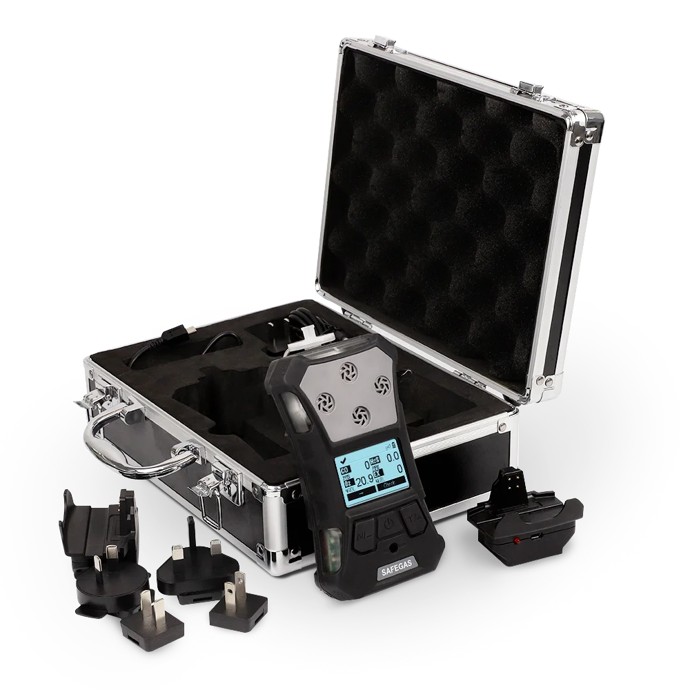 Iecex Atex Certificated Portable 4 In 1 Multi Gas Detector For Confined ...
