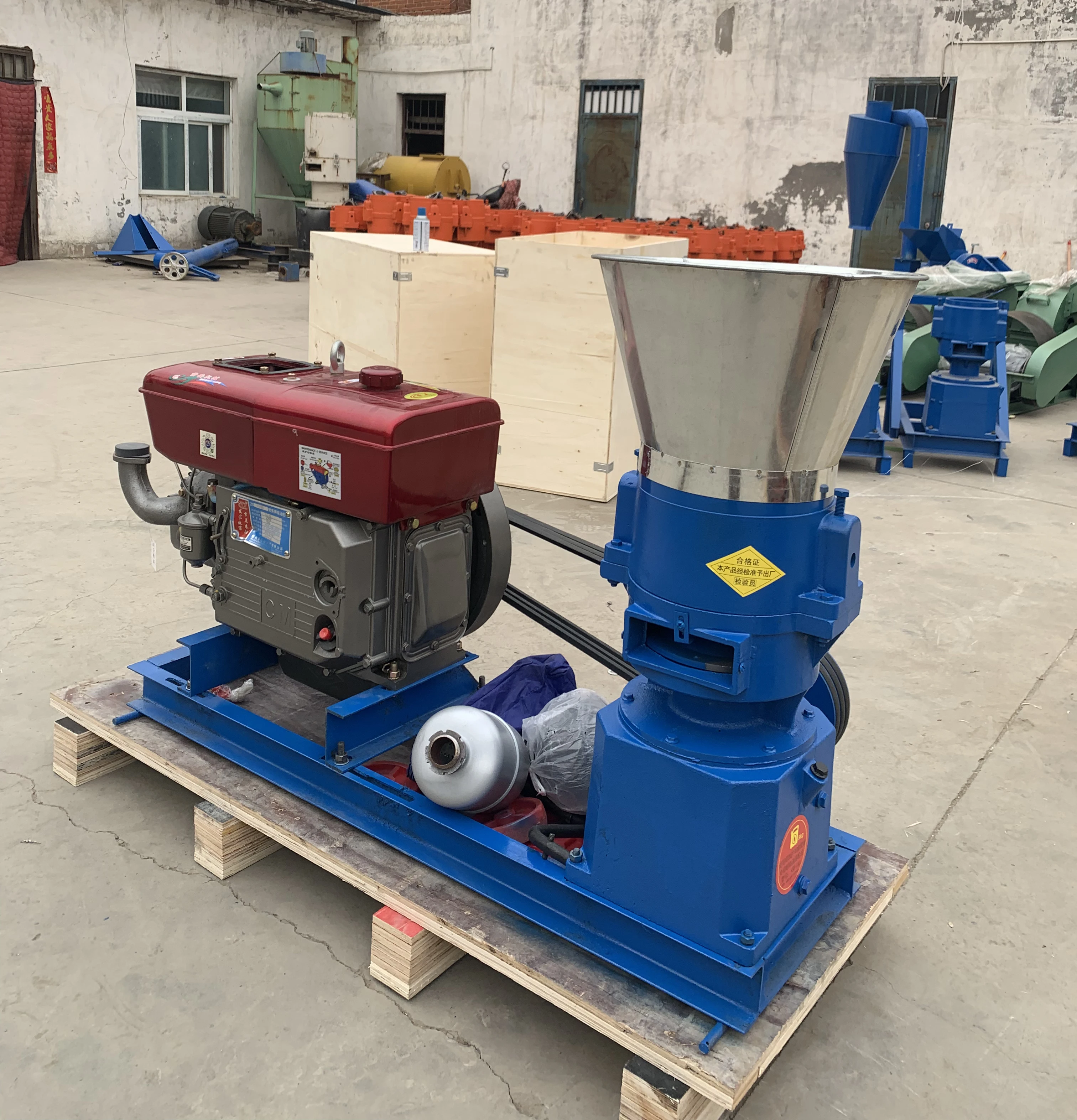 High Efficiency Automatic Animal Feed Pellet Machine Fish Shrimp ...