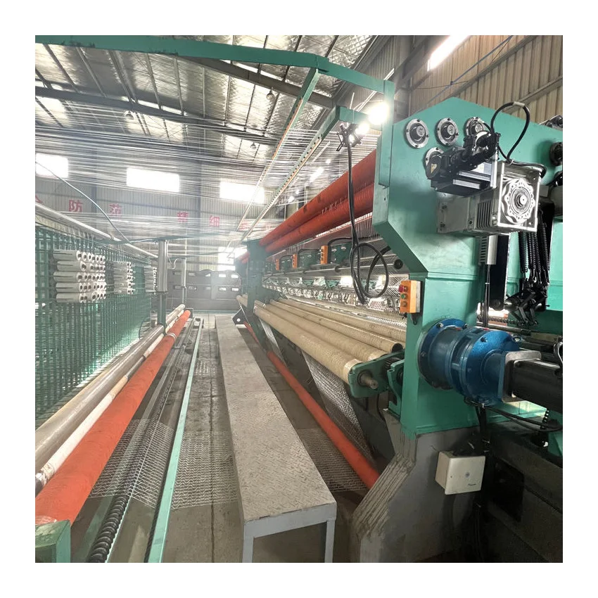 SGE2319-135 Automatic Nylon Knotless Fishing Net Raschel Warp Knitting ...