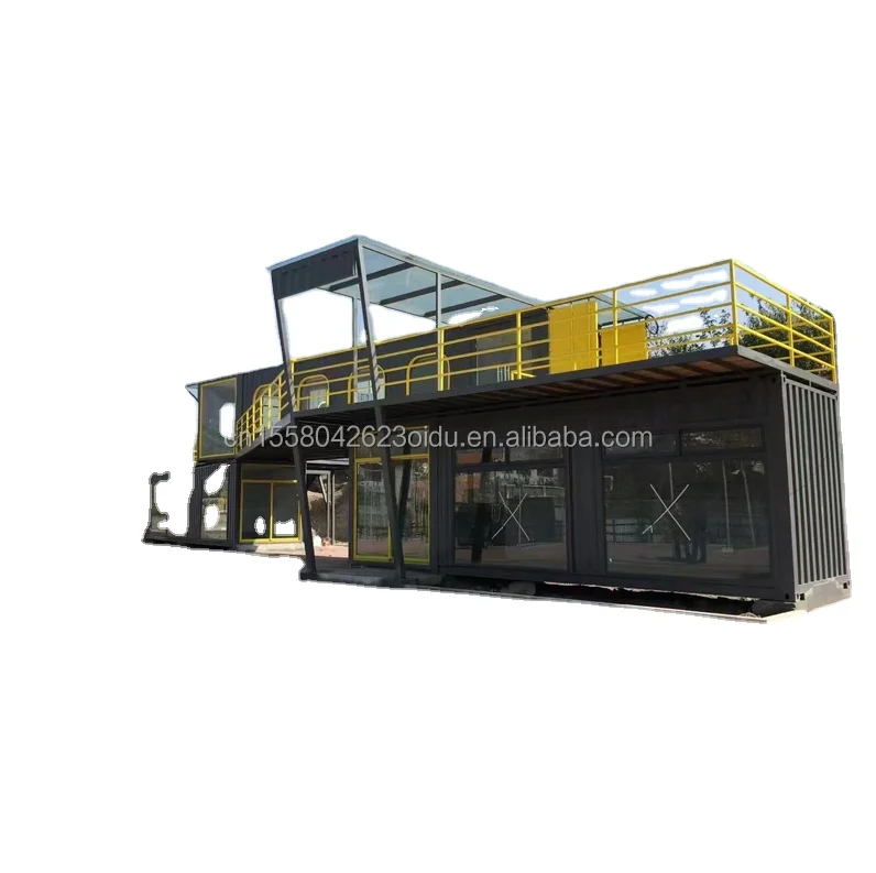 40FT Modern Design Container House Coffee Shop Outdoor Restaurant Cafe ...