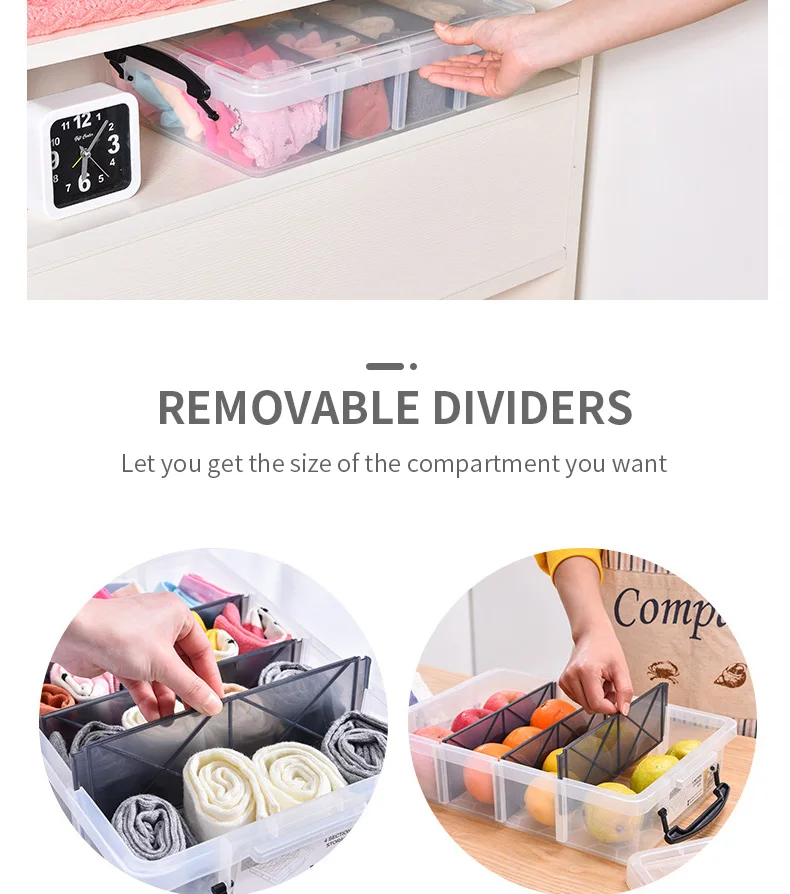 Multifunctional Customizable Plastic Storage Box Container With Sorting ...