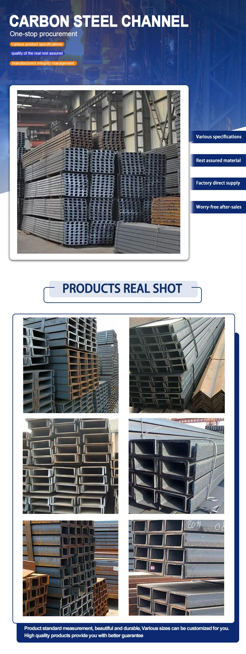 Perforated Steel U Channel Cold Bending U Channel Steel Steel Profile ...