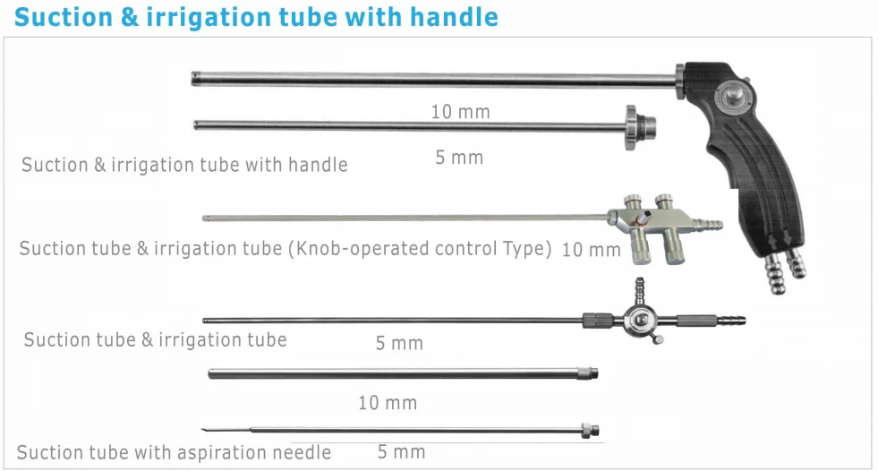 Laparoscopic Suction Irrigation Tube Suction and Irrigation Cannula Set ...