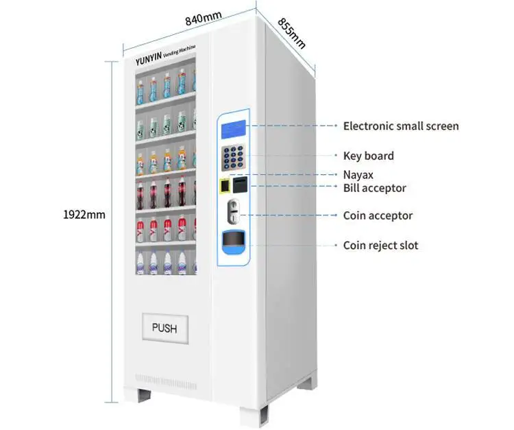 Yunyin Qr Code Payment Intelligent Vending Machine With Wifi - Buy ...