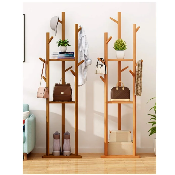 Modern Design Living Room Metal Hanging Clothes 8 Hooks Stand Coat Rack ...