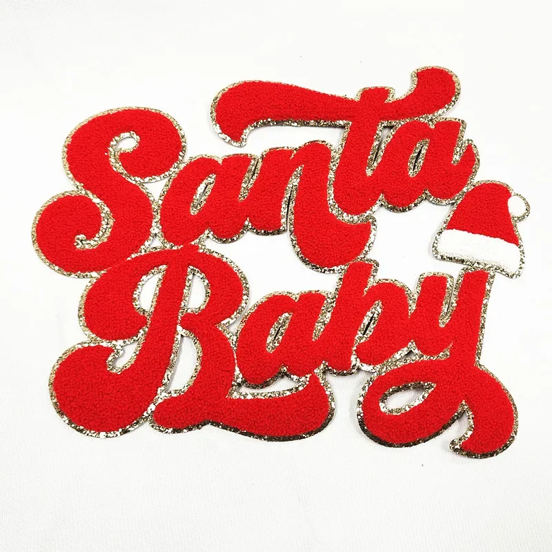 Wholesale Christmas Cute Animal Patch Santa Claus Christmas Iron On ...