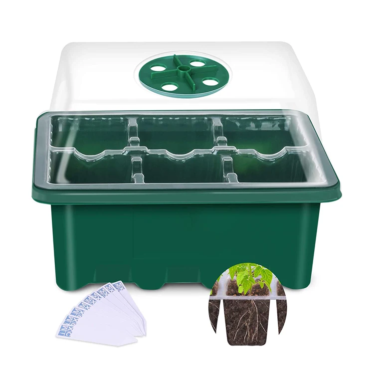Garden Plant Nursery Carry Tray Grow Box With Pots Vegetable Tray ...