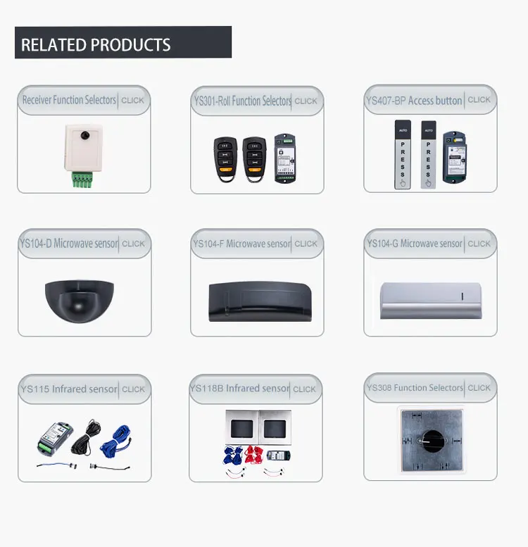 Doortec Fc02a Square Five Function Selector Automatic Door Key Switch For Automatic Glass Door ...