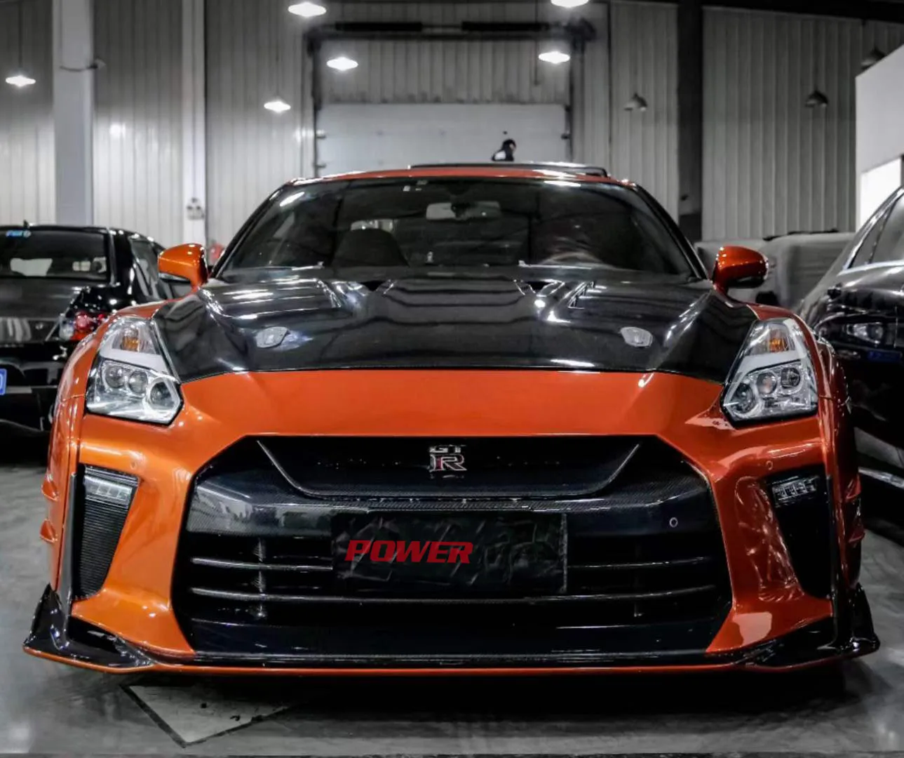 TS Style Body Kit for Nissan GTR R35 - Carbon Fiber Bumper