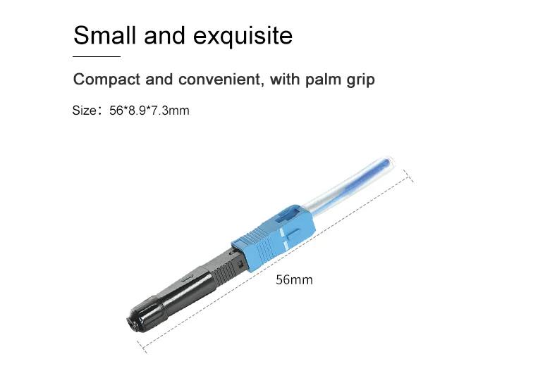 Hot Melt Type Fiber Optic Connectors Sc/upc Fiber Optic Fast Connectors ...