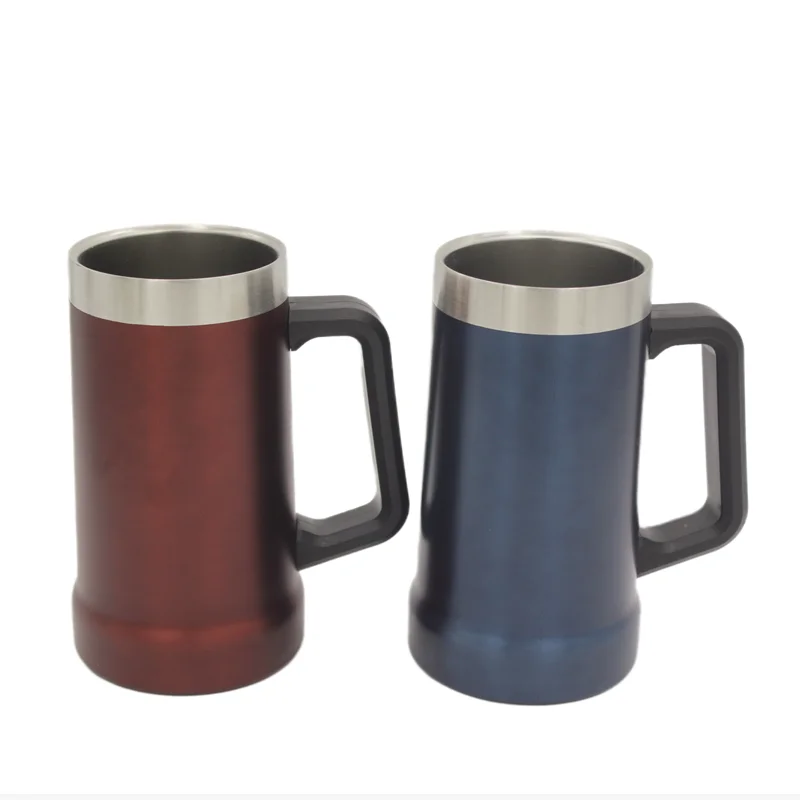 Classics Thermos Beer Mug With Handle 500ml/709ml/900 Ml Customized ...