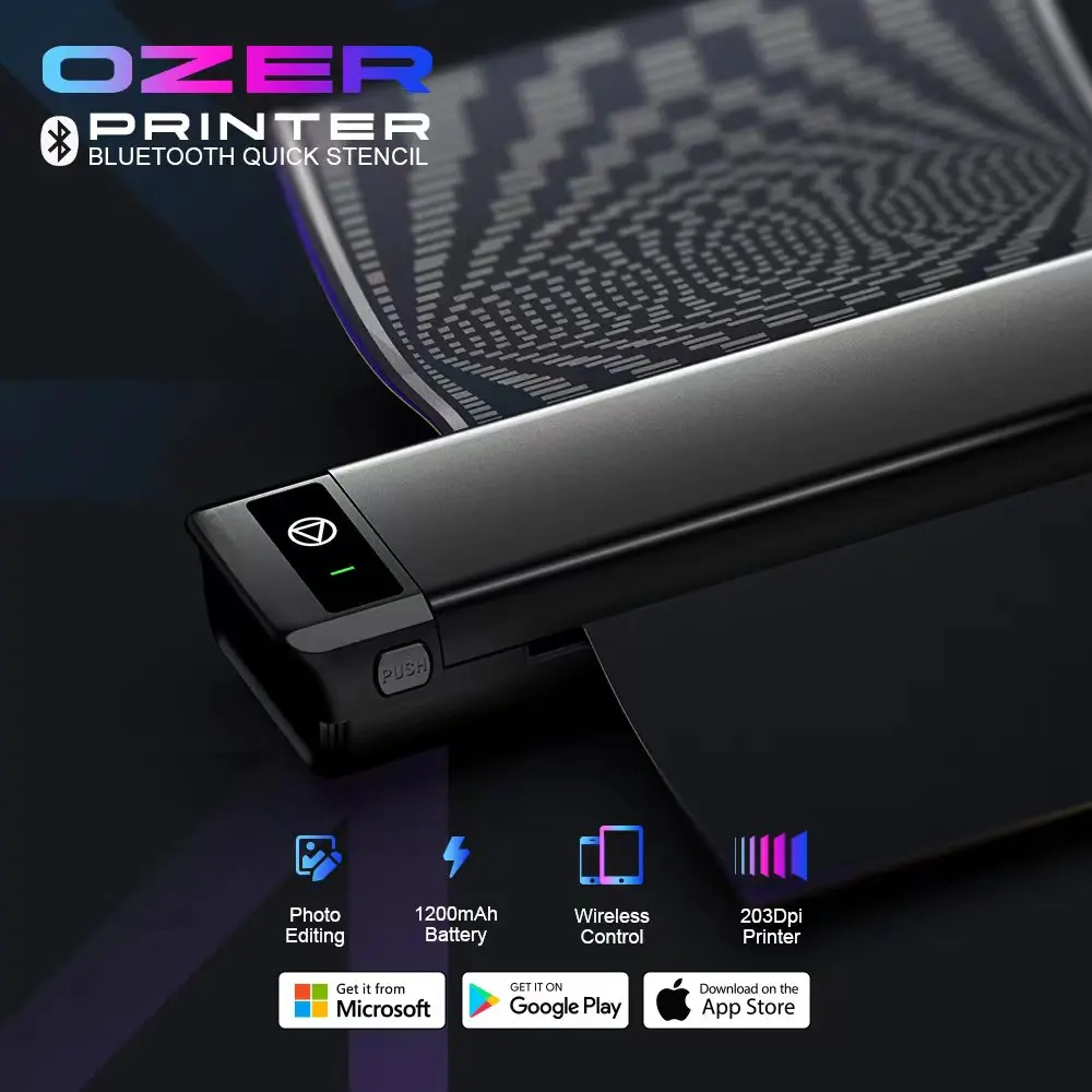 Ozer Wireless Tattoo Stencil Printer - Professional & Efficient