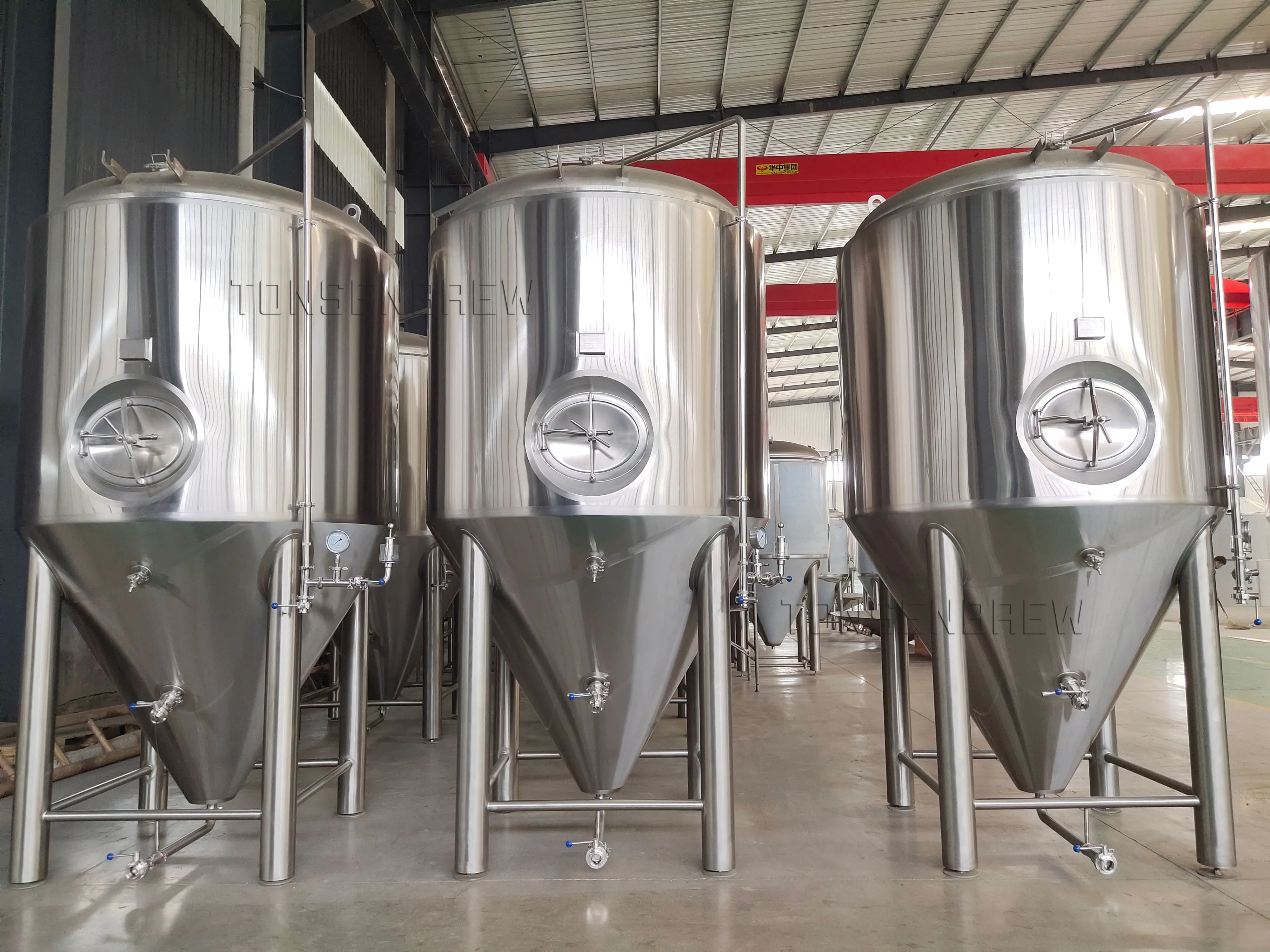 1000L Stainless Steel Fermentation Tanks for Beer Brewing