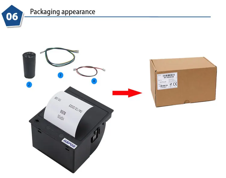 HS-QR73 Thermal Printer - Efficient Label & Receipt Printing