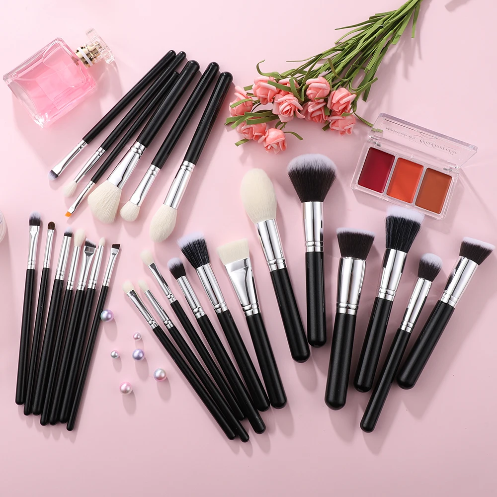 Mona Professional Maquillaje Tools Synthetic Korean Black Foundation ...