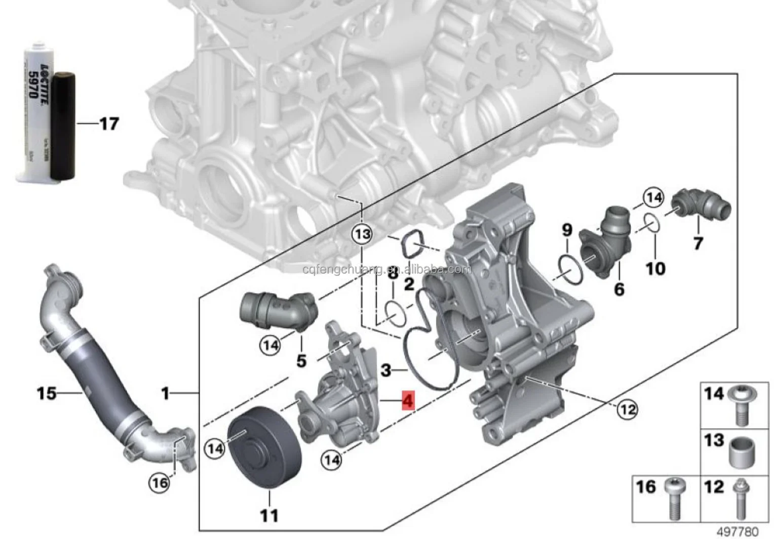 Water Pump Bmw G05