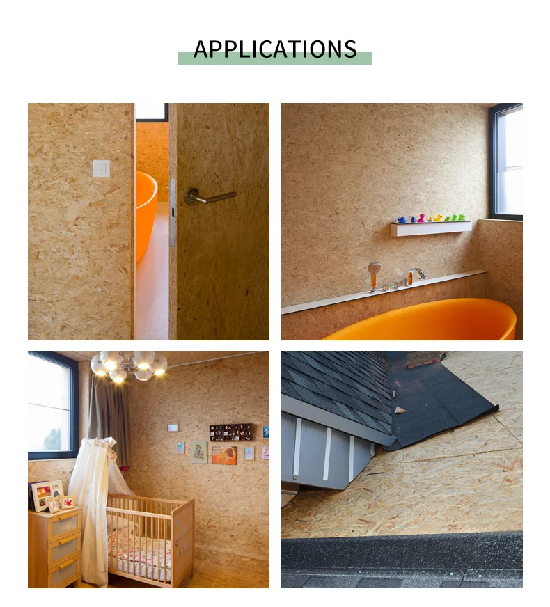 15Mm 18Mm High Quality Interior Wall Osb Board Laminated Chipboard ...