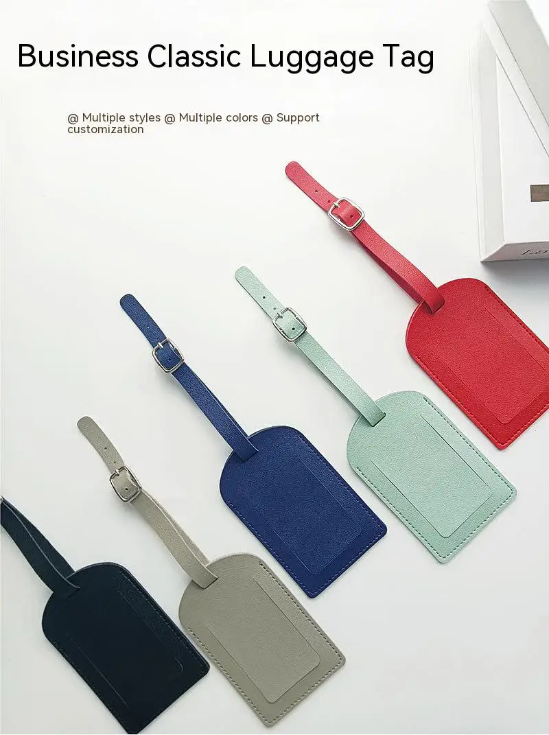Custom Sublimation Rectangle Travel Baggage Tags