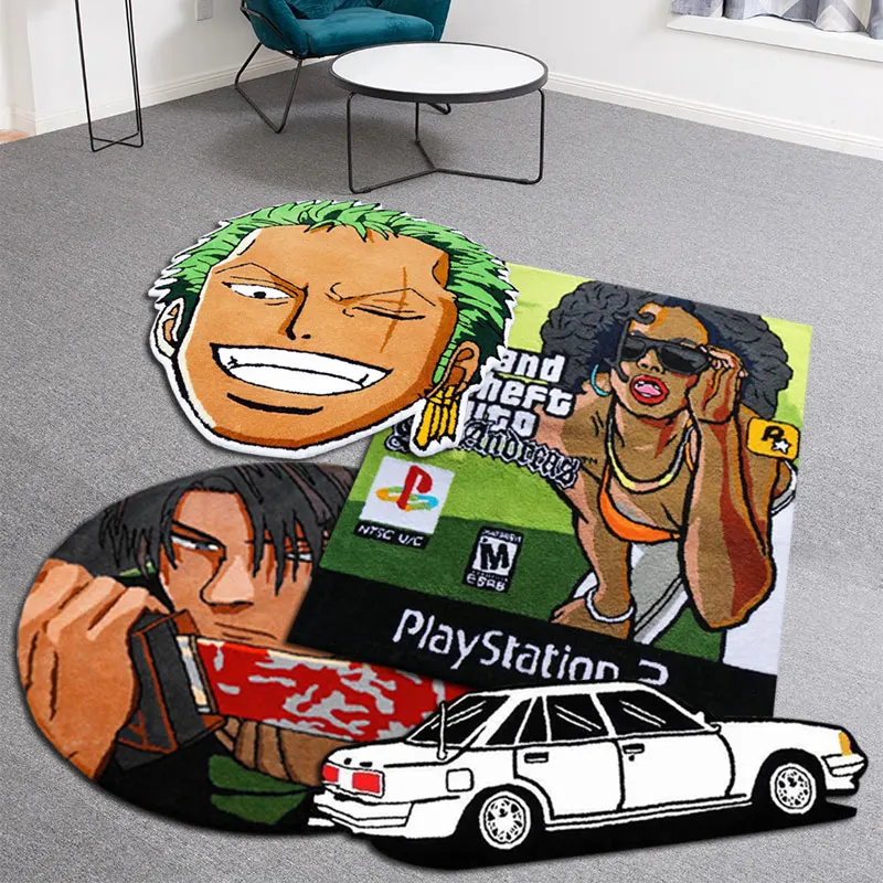 Custom Carpet With Logo Home Decora Hand Tufting Rug Cute Cartoon ...