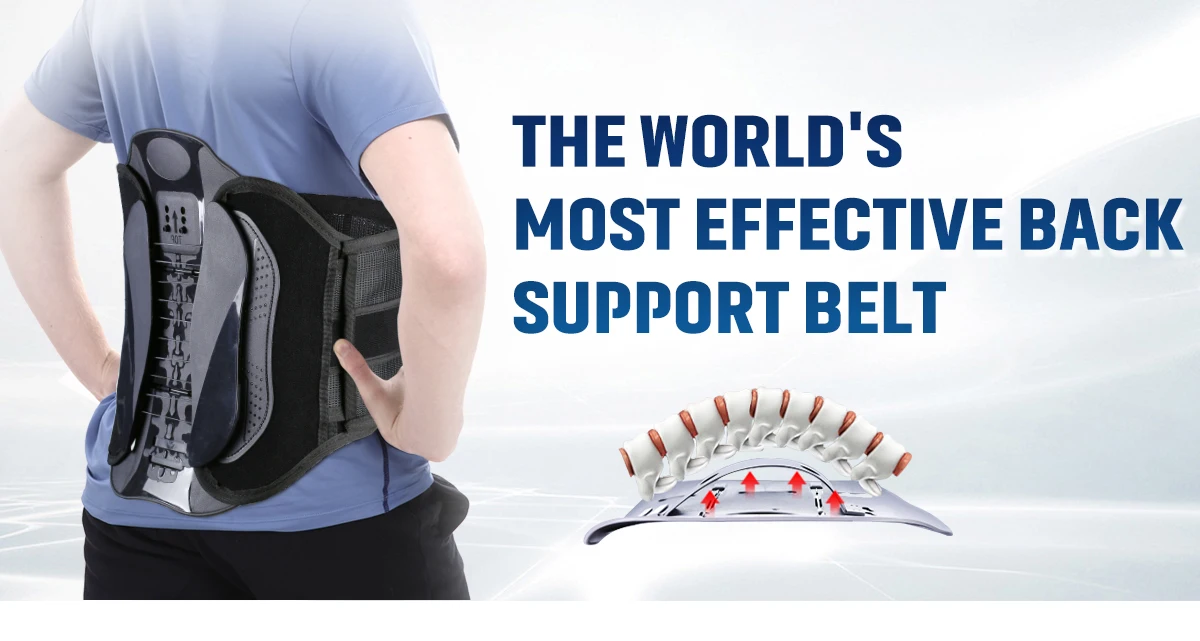 Alphay Lumbar Lower Back Support Belt Spinal Care Elastic Back Support ...
