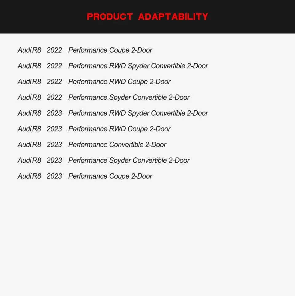 JCSPORTLINE Dry Carbon Fiber Balance Bar for Audi R8 V10 2023