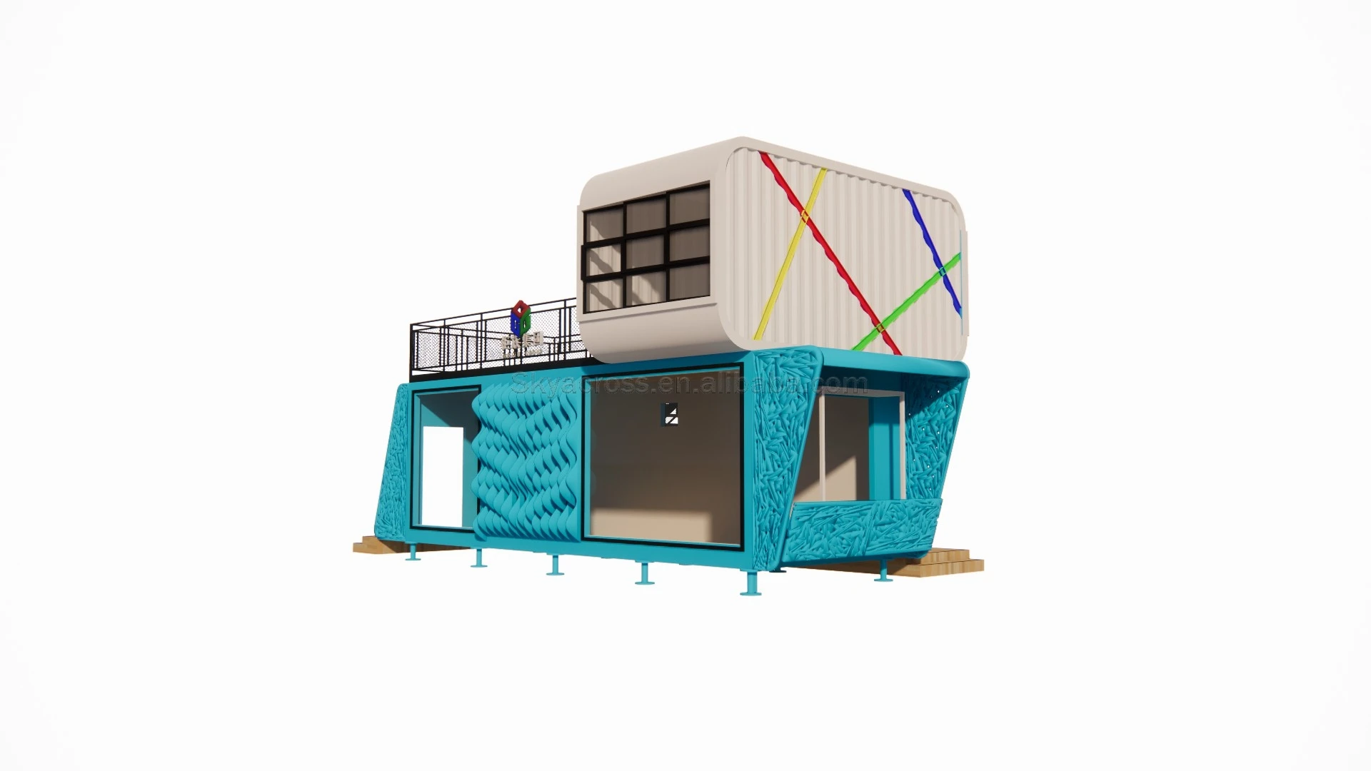 Outdoor Hotel Fully Assembled Cabin House Mobile Living Pod