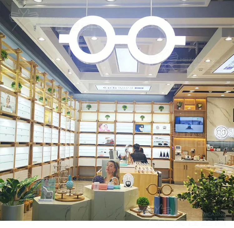 Optical Shop Glowing Big Glasses Light Box Display Props Model Window ...