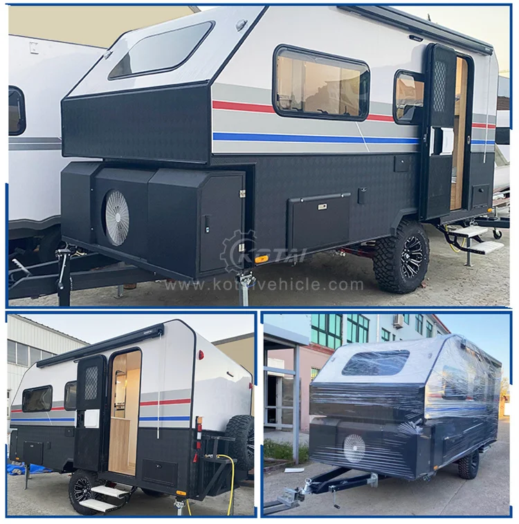 14 Ft Custom Design 4 Berth Mini Off-Road Travel Trailer Home Camper Motorhome Camping Caravan ...