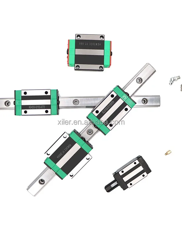 Linear Guide Cnc Hgw25cc Linear Rail 1000mm With Block Hgw 15 20 25 30 ...