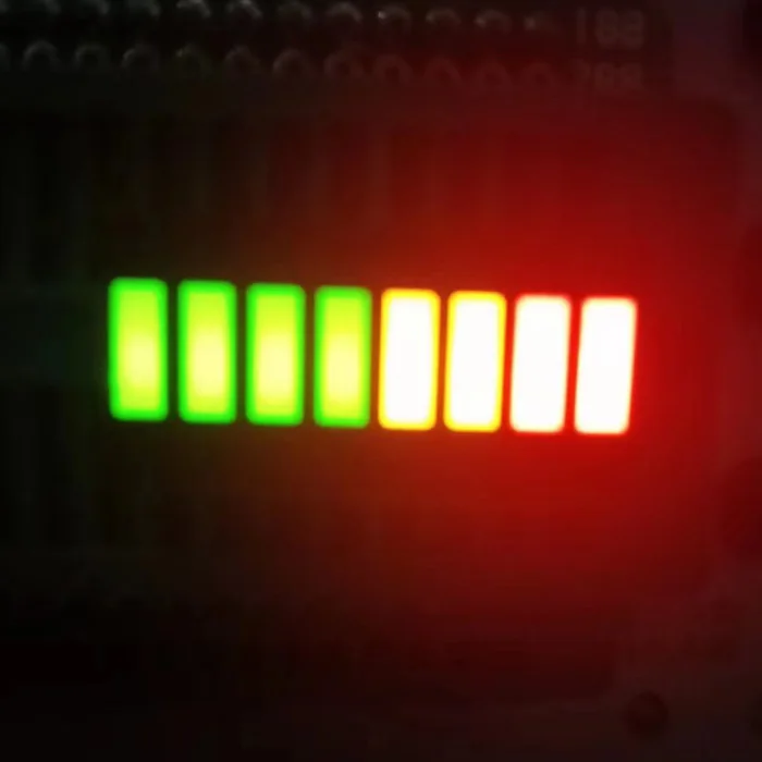 Super Red Bar Graph 8 Segment LED Display - Bright & Clear