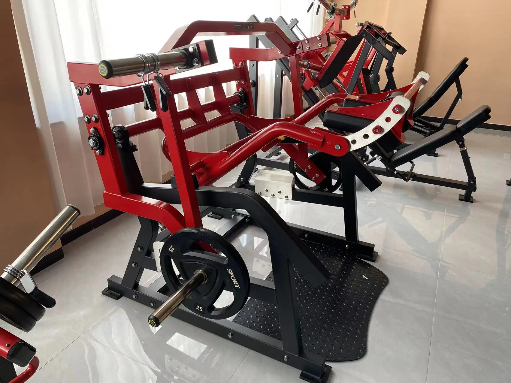 Plate Loaded Pendulum Squat Leg Extension Hip Thrust Machine for Gym ...