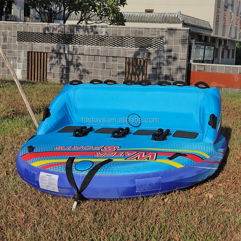 Fds New Heavy-duty Inflatable Towable Booster Tube - Four Person Water ...