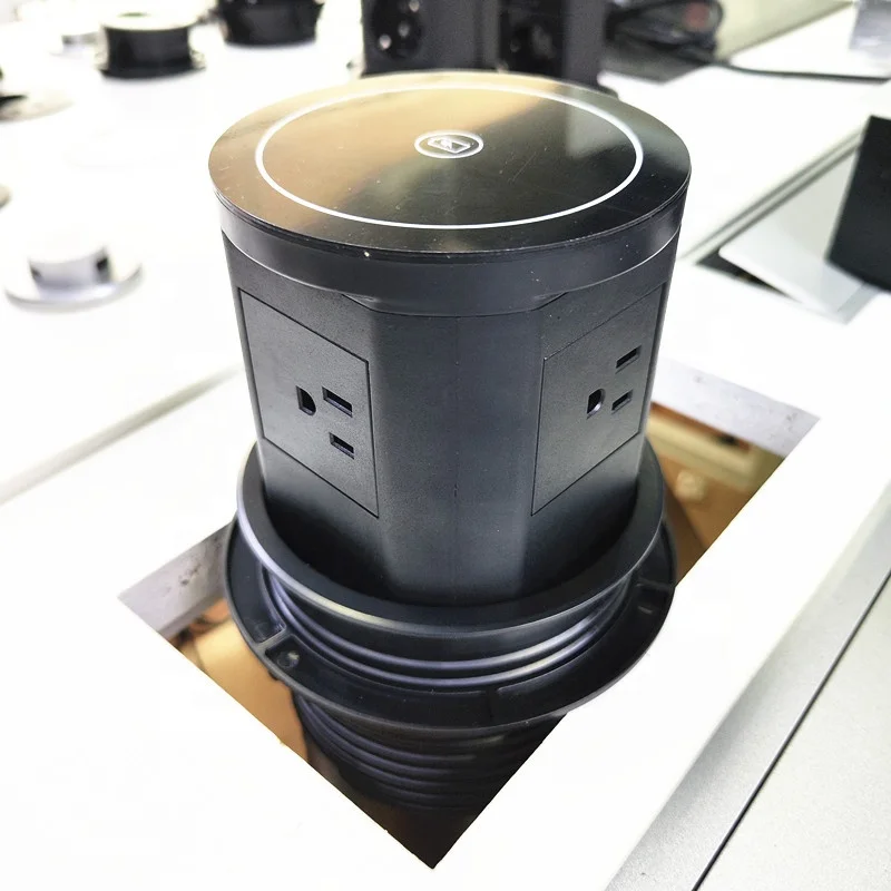 4 Side US Power Smart Hydraulic Pop up Lifting Tower Socket with Top ...