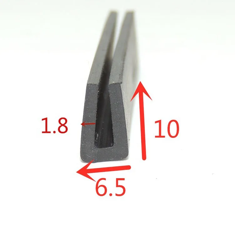 Extruded U Channel Black Rubber Edge Epdm Strip For Panel - Buy U ...