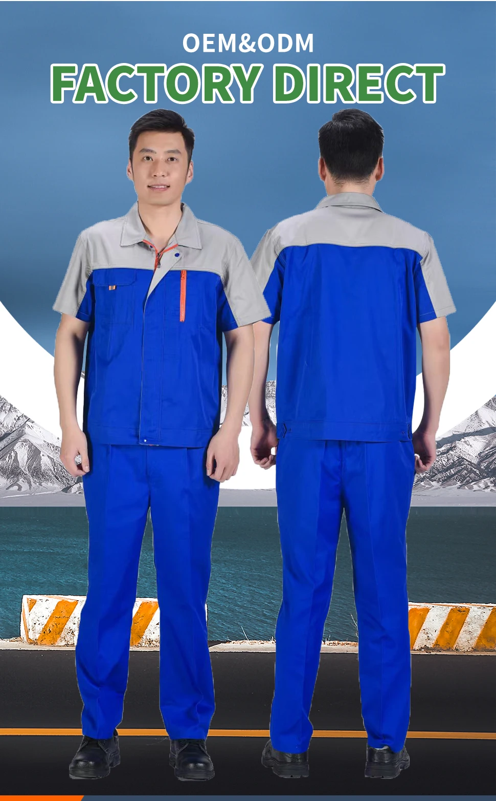 Heat Resistance Working Pants Men Construction Workwear Work Clothes ...