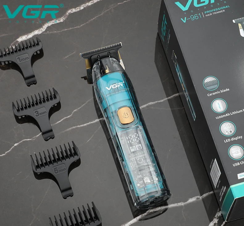 VGR V-961 IPX7 Waterproof Hair Clipper - Professional Trimmer