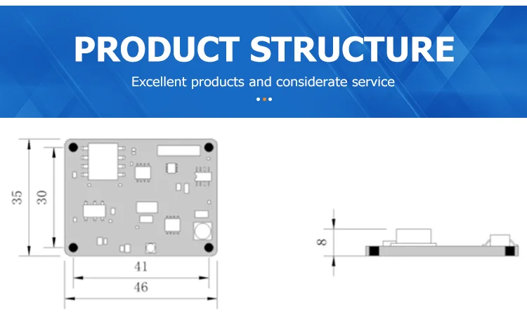Digital Output Mode Rs232 Rs485 Ttl Rs422 Inclinometer Single Circuit Board With Dc 9~36v - Buy ...