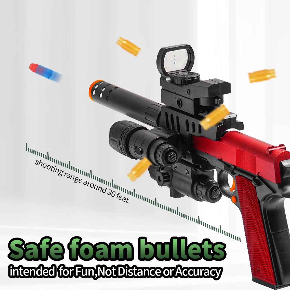 M1911 Soft Bullet Toy Guns Toy Pistol Soft Bullet Shooting Toy Gun For ...