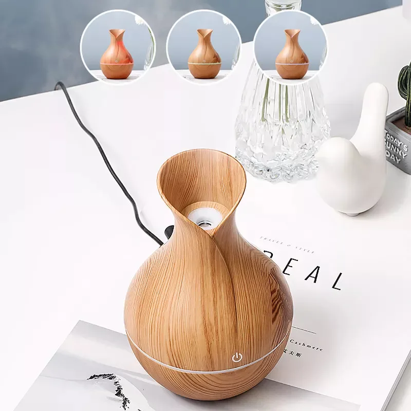 130ml Wood Humidifiers - Aroma Diffuser USB Mini Air Perfume