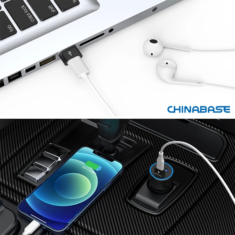 Usb To Usb C Adapter Type C Female To A Male Charger Converter For ...