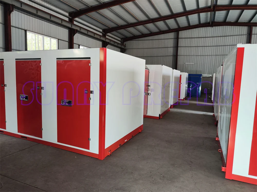 Steel Material Prefab Assemble Stackable Foldable Mobile Container