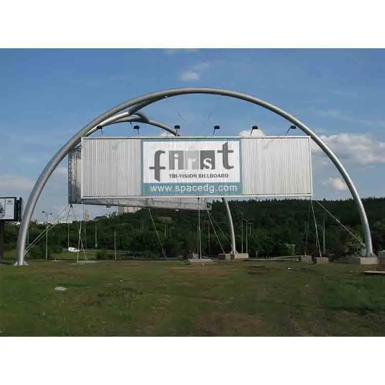 Street Pole Digital Trivision Billboard Advertising Outdoor Rotating ...