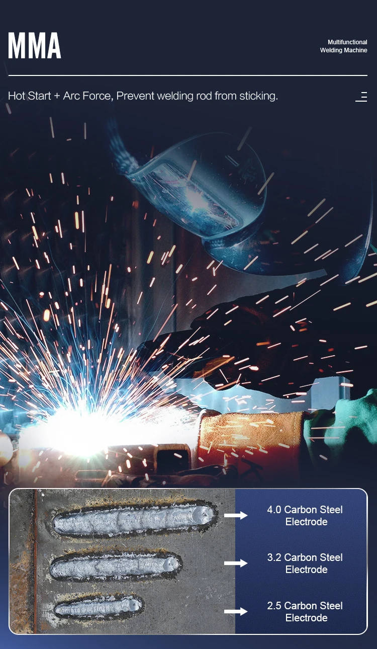 ANDELI TIG-250PE LED Welder - AC DC Aluminum Welding Machine