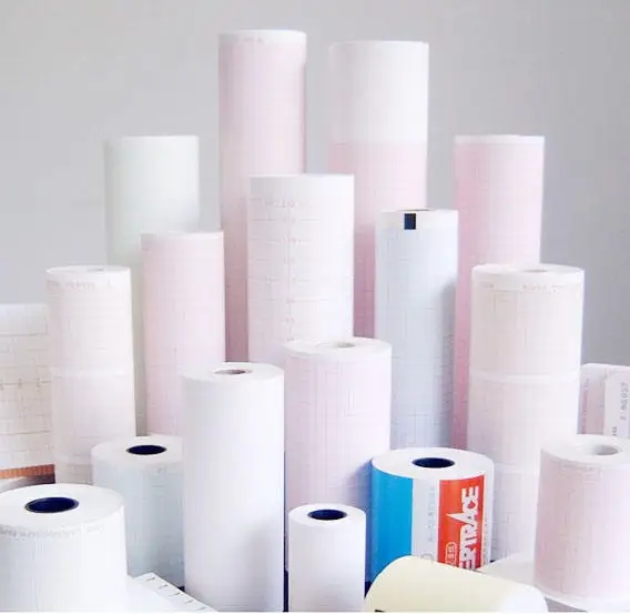 Medical Chart Recording Ecg Thermal Paper 210mmx20m Z-fold Ecg Paper ...