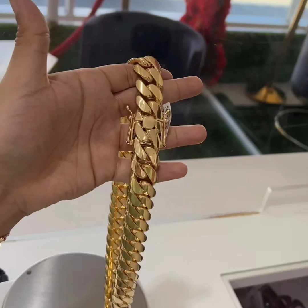 Custom Miami Cuban Link Heavy 524.6gram Hip Hop Jewelry Necklace Luxury ...