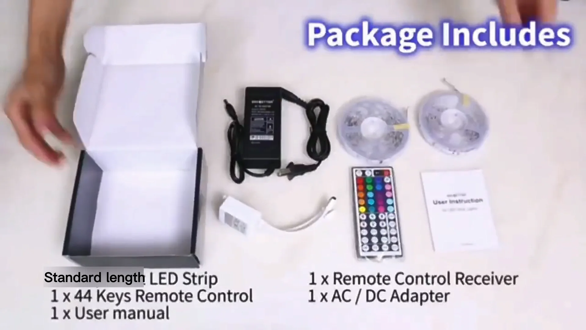 Top Seller 12v 100ft 30m Rgb 5050 Music Sound Sync Room Decor Led Strip ...