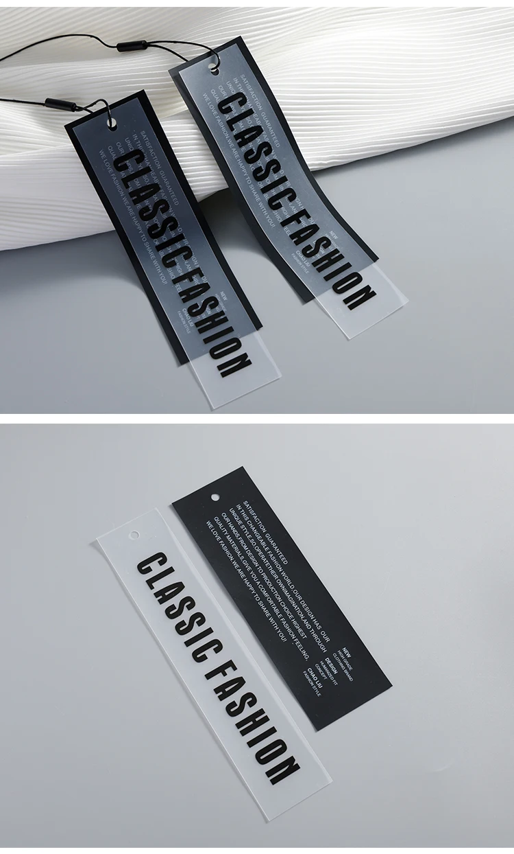 Customizable Paper Clothing Tags and Number Labels for Women's Garments ...