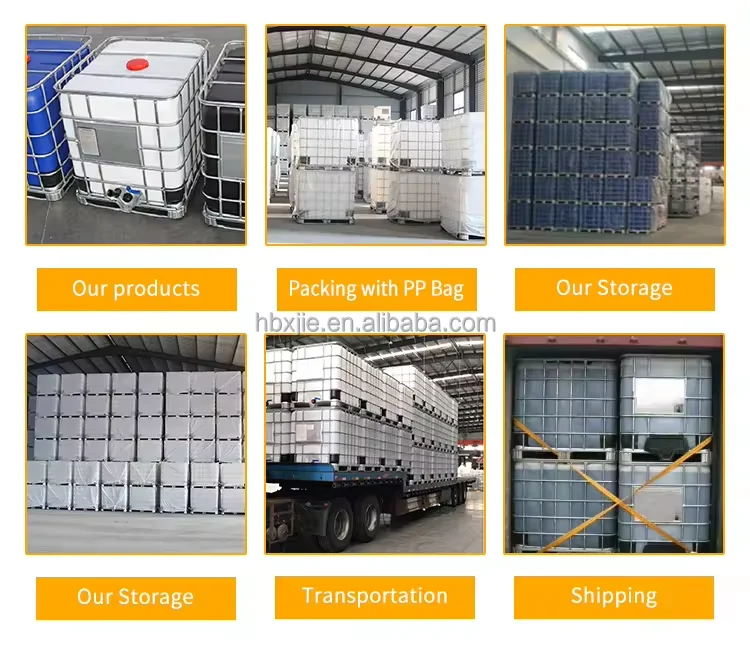 Hell Sell 1000L IBC HDPE Chemical tank with Metal Frame 1 Ton Plastic ...