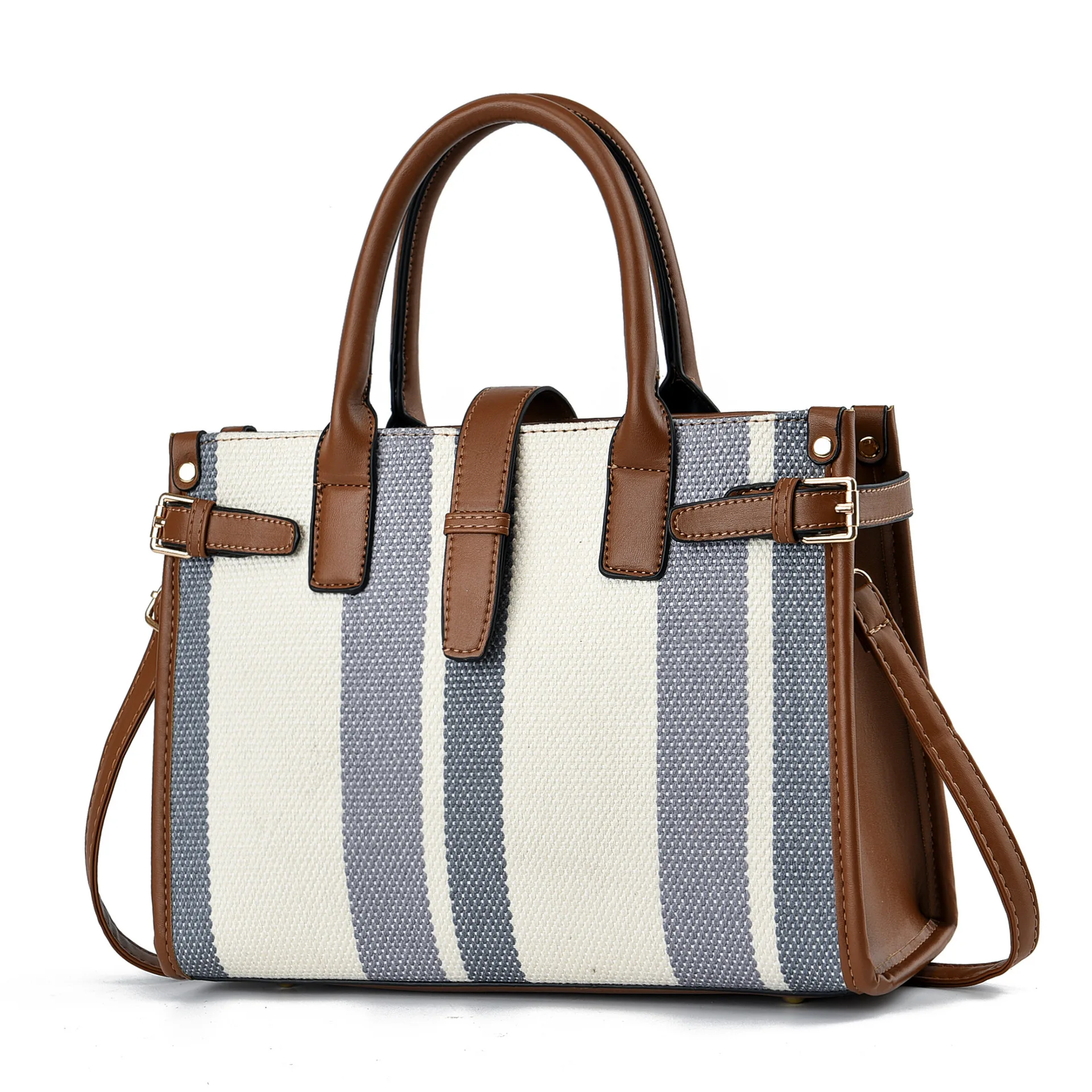 Custom Retro Casual Portable Hand Bag Contrast Color Female Fashion ...